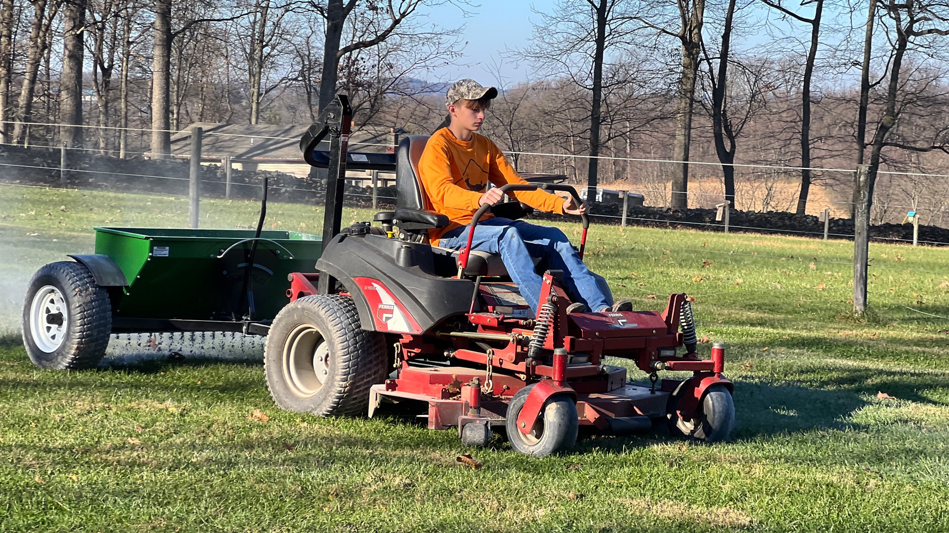 Lime Drop Spreaders By Earth & Turf | Dri-Flo Drop Spreaders
