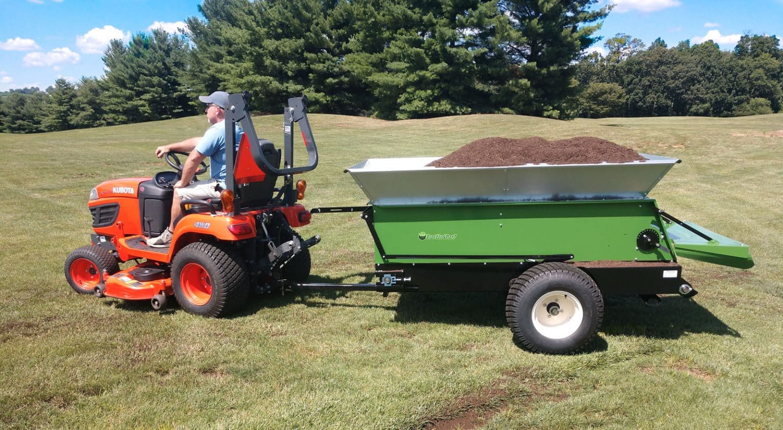 Large Tow Behind Compost Spreader | MultiSpread 320